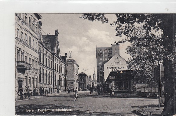 Alte Ansichtskarten Postkarten von Antik-Falkensee Gera Thüringen alte ...