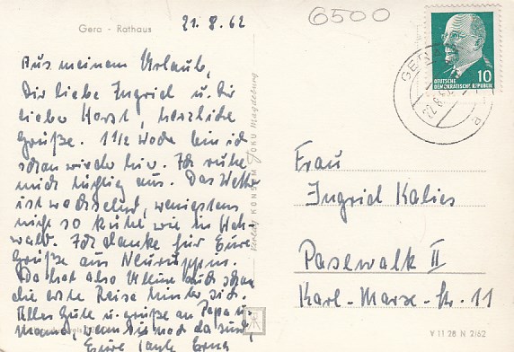 Alte Ansichtskarten Postkarten von Antik-Falkensee Gera Thüringen alte ...